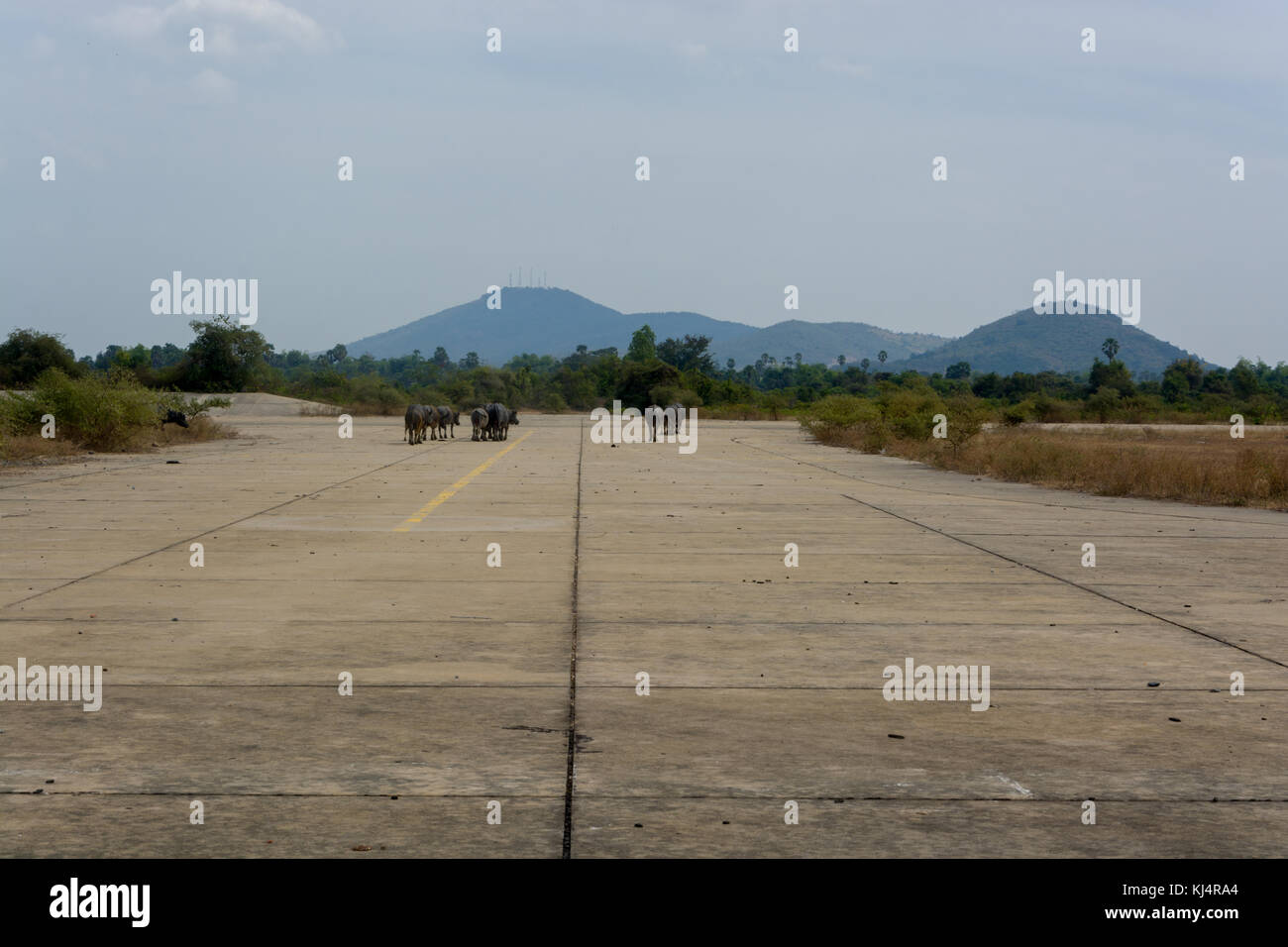 This airport was built by Khmer Rouge near Kampong Chhnang, in Cambodia ...