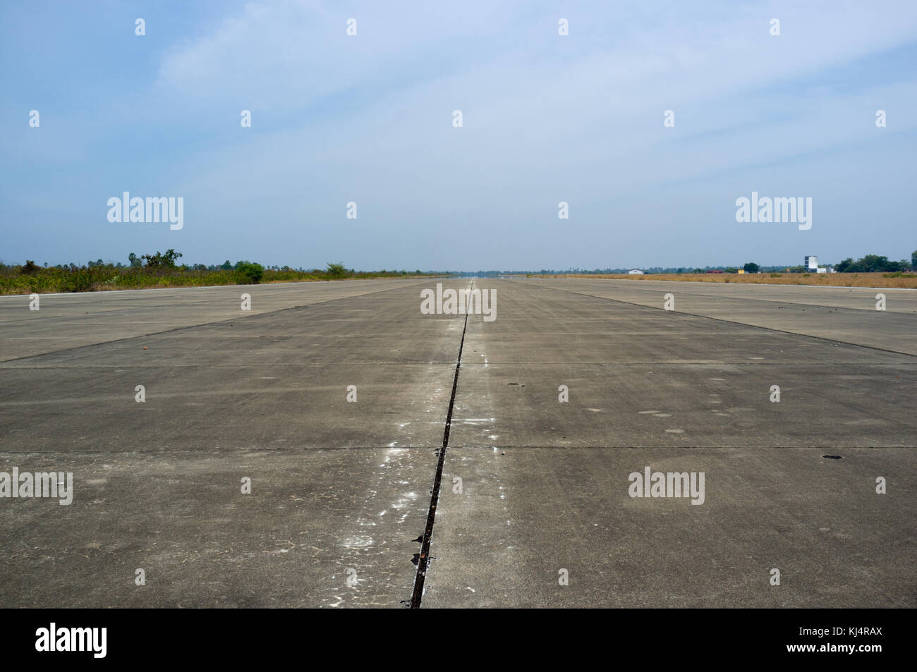 This airport was built by Khmer Rouge near Kampong Chhnang, in Cambodia ...