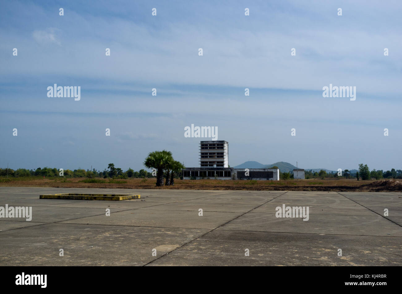 This airport was built by Khmer Rouge near Kampong Chhnang, in Cambodia ...