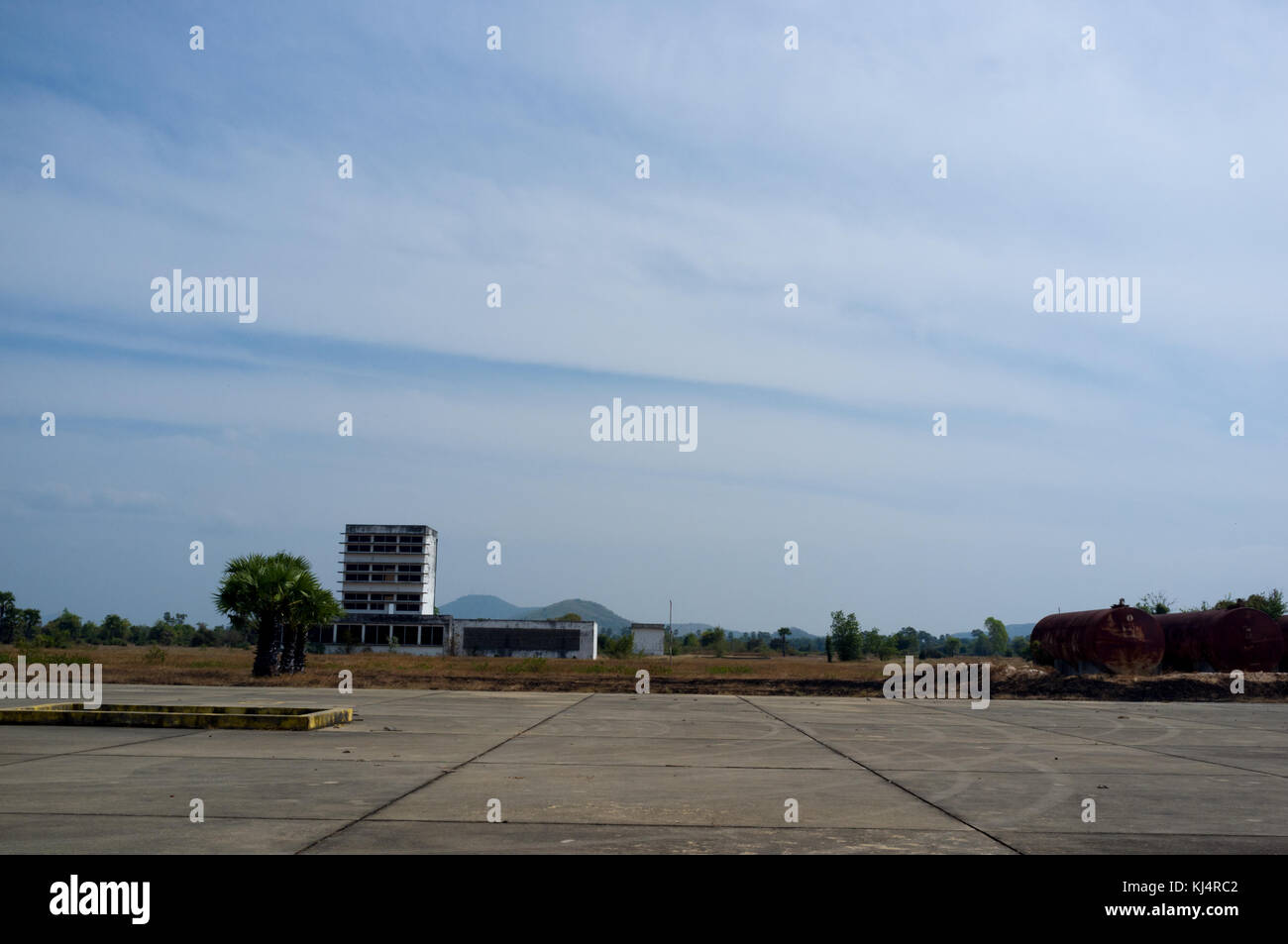 This airport was built by Khmer Rouge near Kampong Chhnang, in Cambodia ...