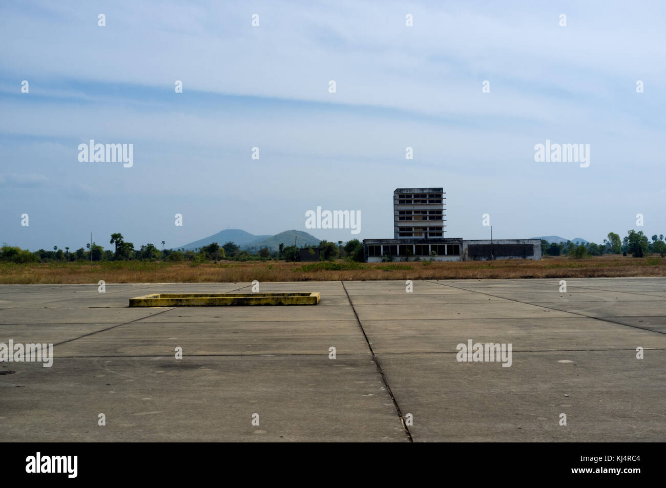 This airport was built by Khmer Rouge near Kampong Chhnang, in Cambodia ...