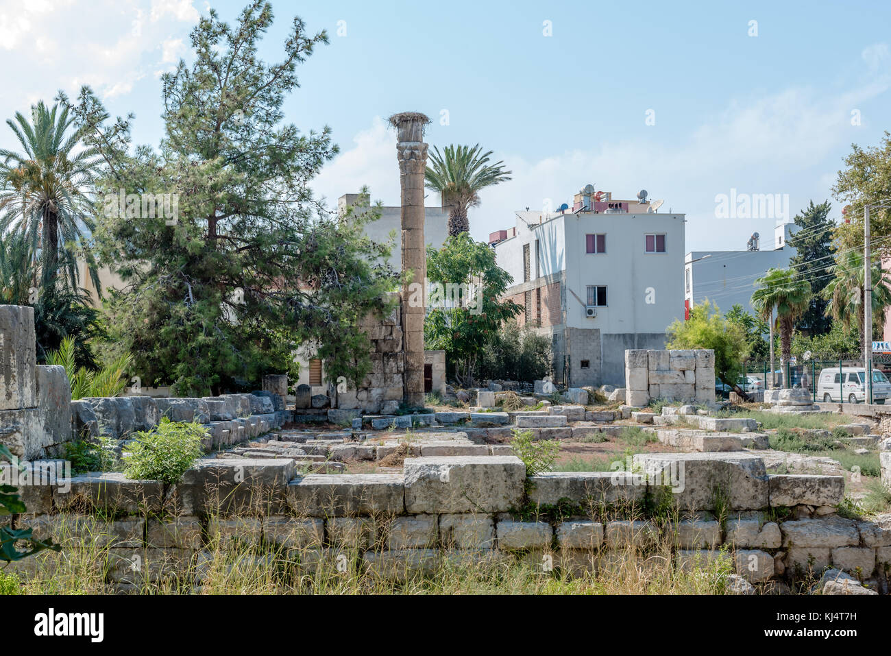 Ancient Roman Ruins of Temple of Jupiter Museum located in Silifke ...