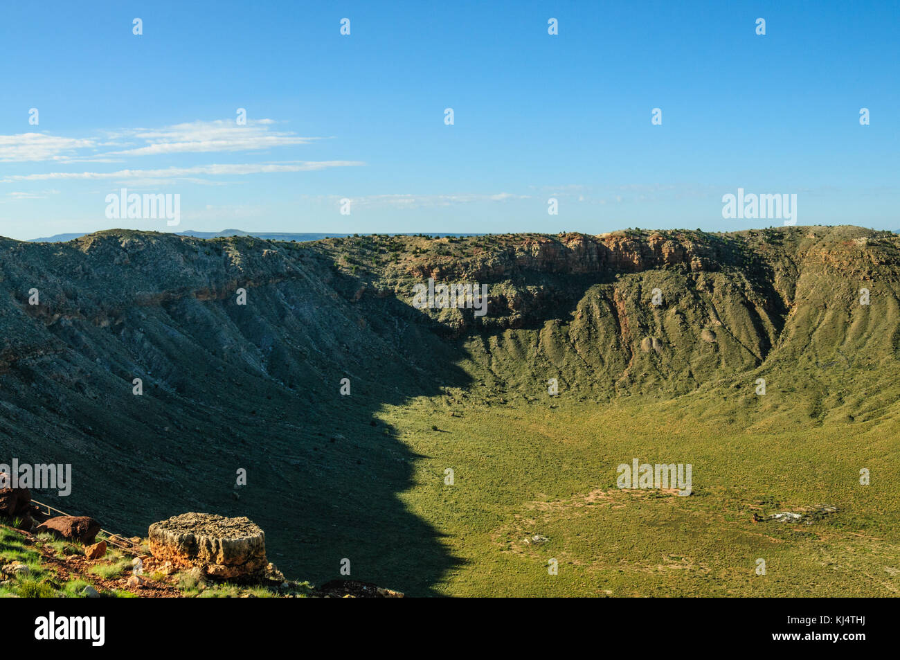 The Southern Rim of Meteor Crater Stock Photo - Alamy