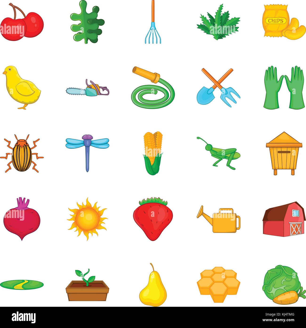 Rearer icons set, cartoon style Stock Vector Image & Art - Alamy
