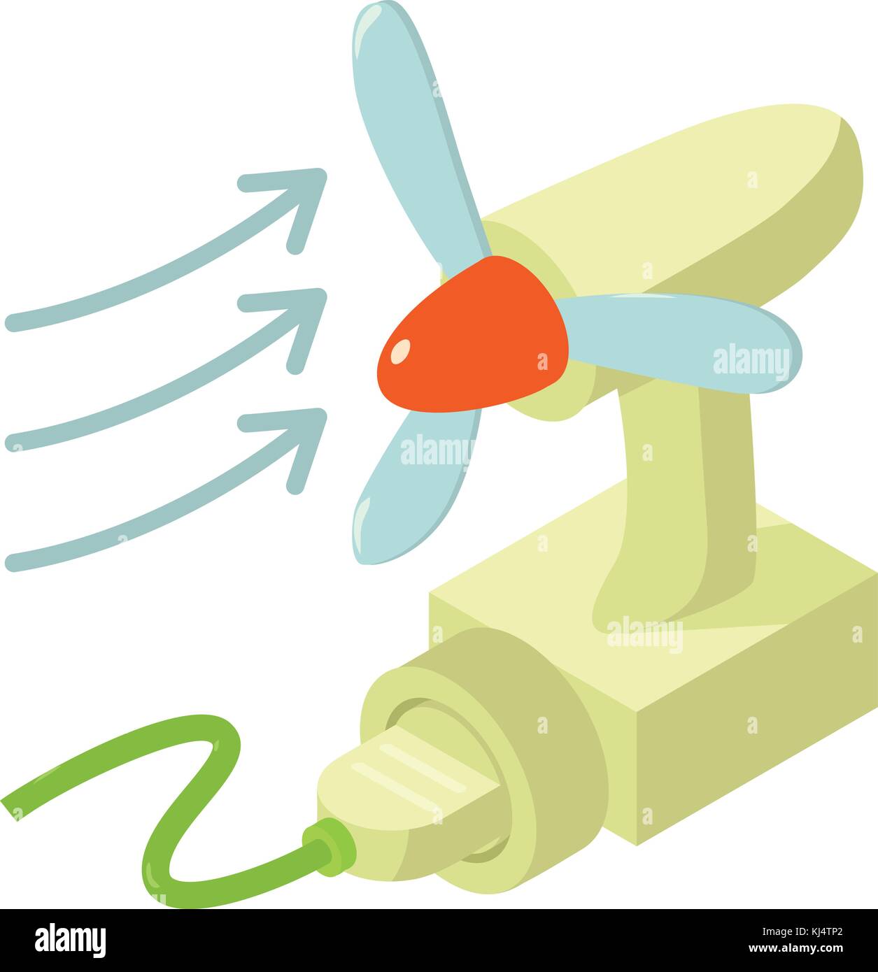 Fan icon, isometric style Stock Vector Image & Art - Alamy