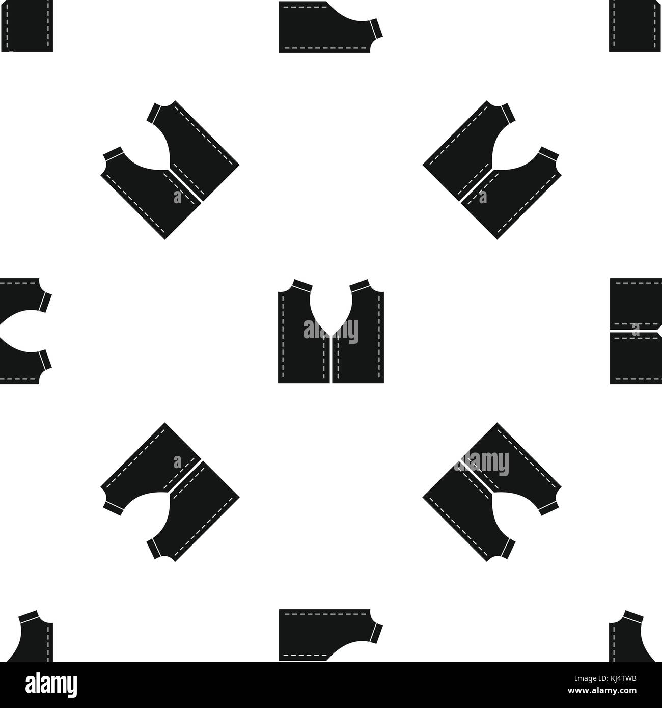 Pattern for sewing pattern seamless black Stock Vector Image & Art - Alamy