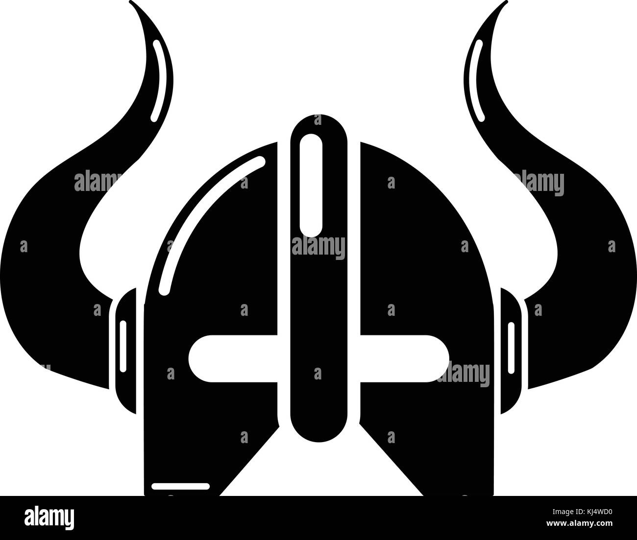 Viking helmet icon, simple black style Stock Vector Image & Art - Alamy