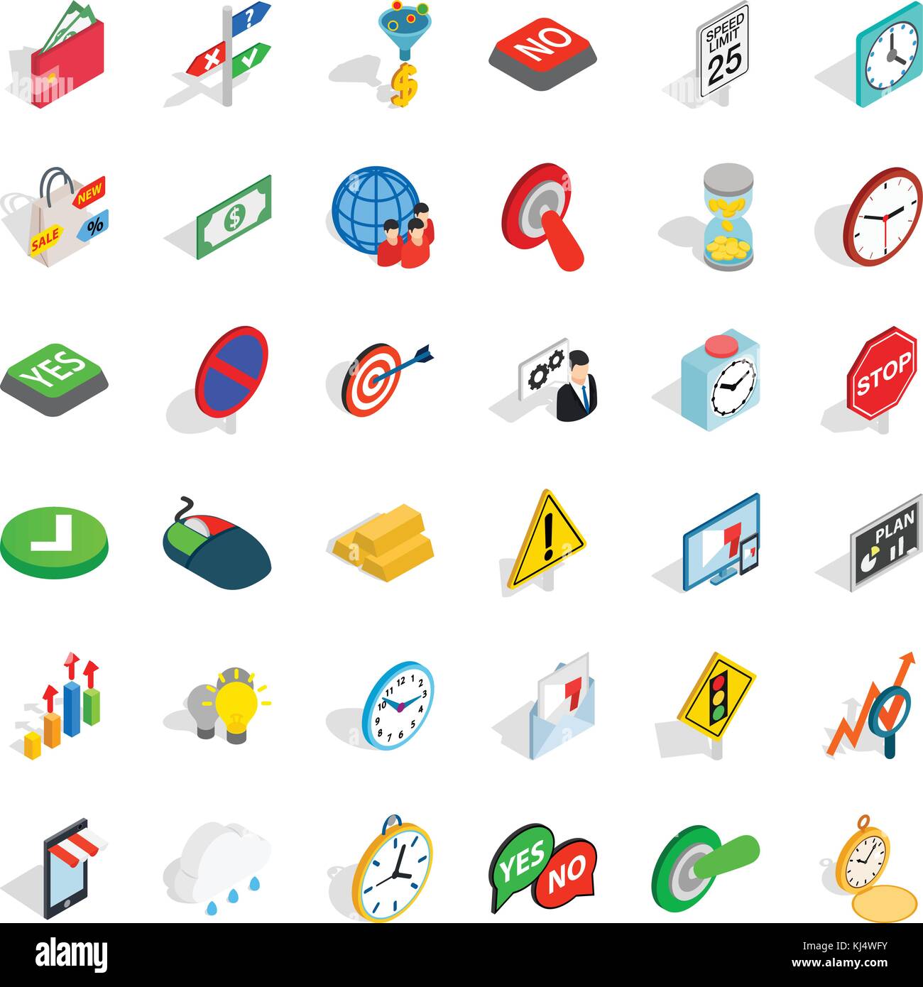 Device icons set, isometric style Stock Vector Image & Art - Alamy