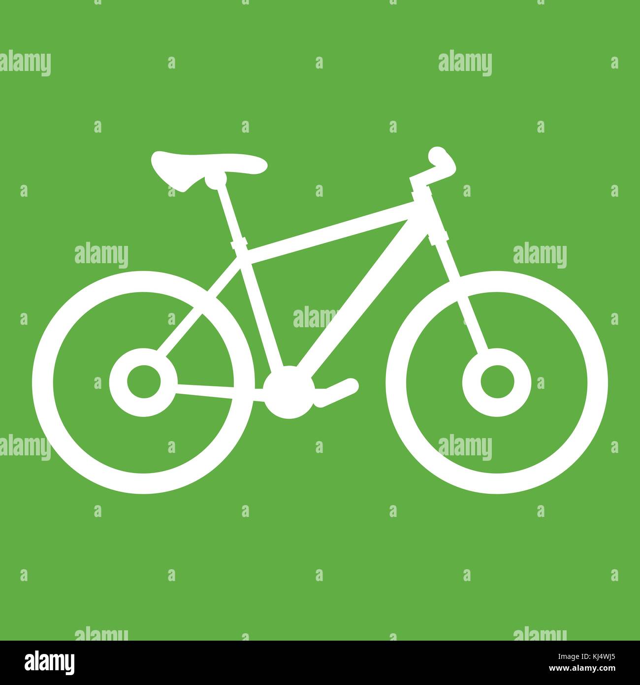 Bike icon green Stock Vector Image & Art - Alamy