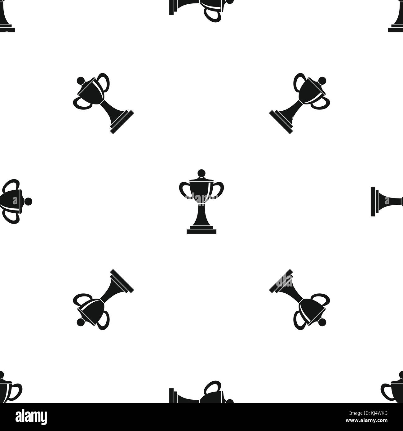 Championship cup pattern seamless black Stock Vector Image & Art - Alamy