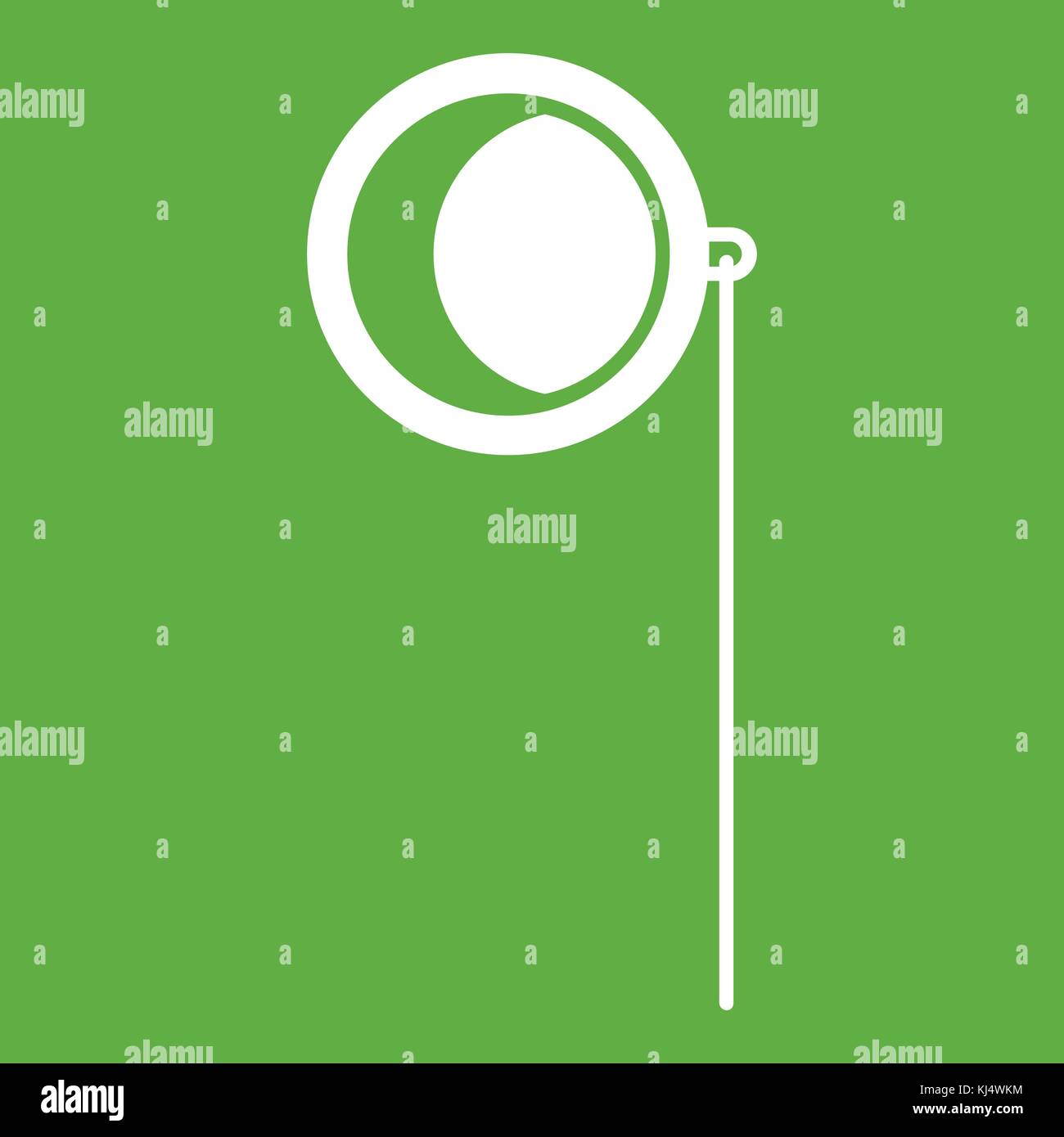 Monocle icon green Stock Vector Image & Art - Alamy