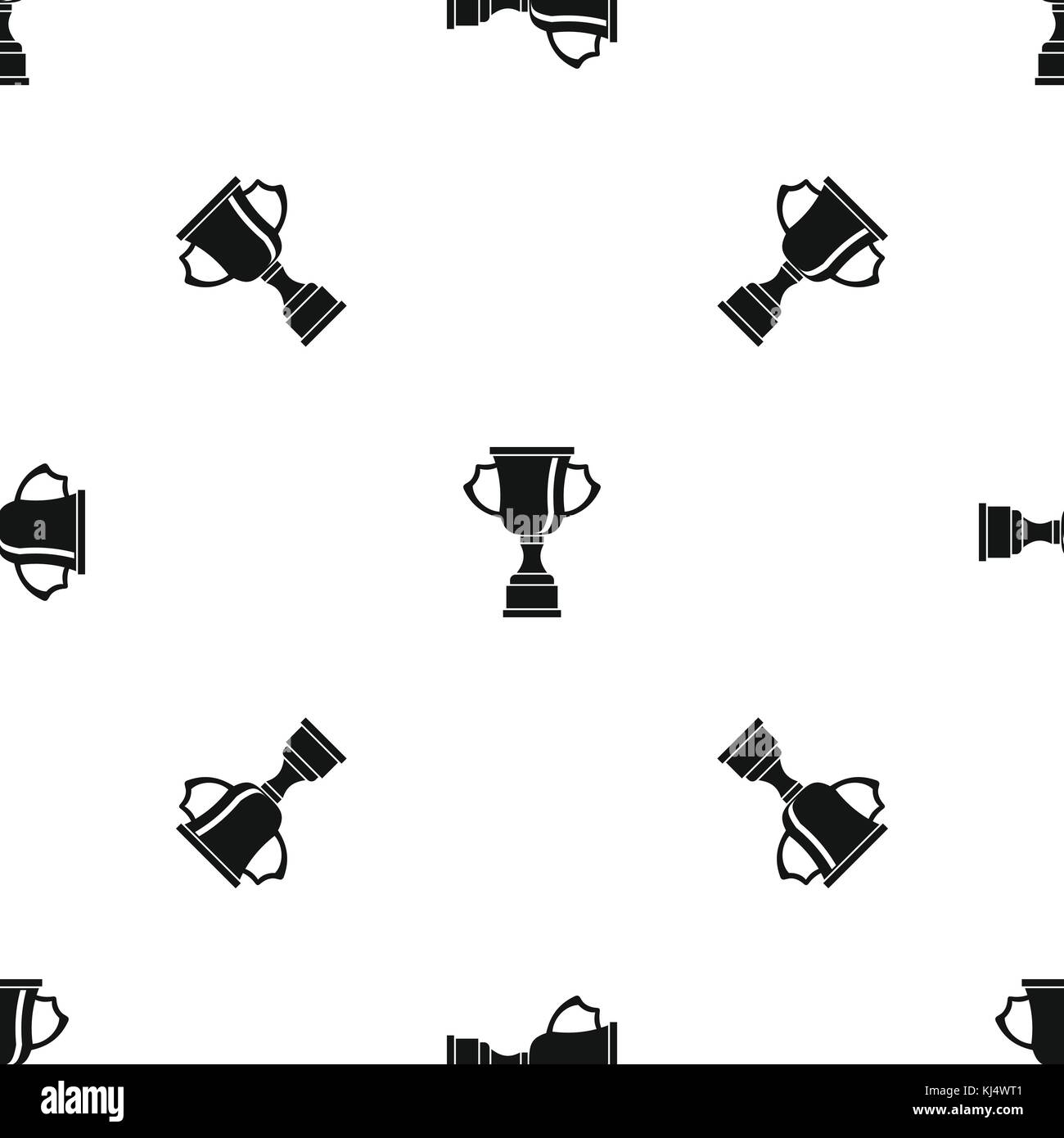 Cup for win pattern seamless black Stock Vector Image & Art - Alamy