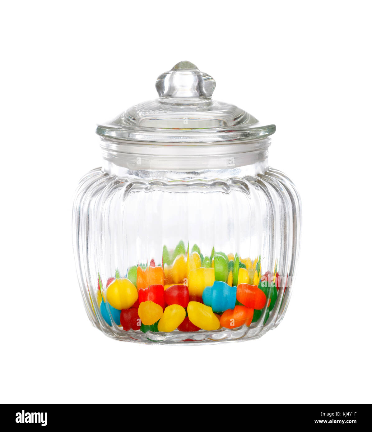 Glass lolly jar Cut Out Stock Images & Pictures - Alamy