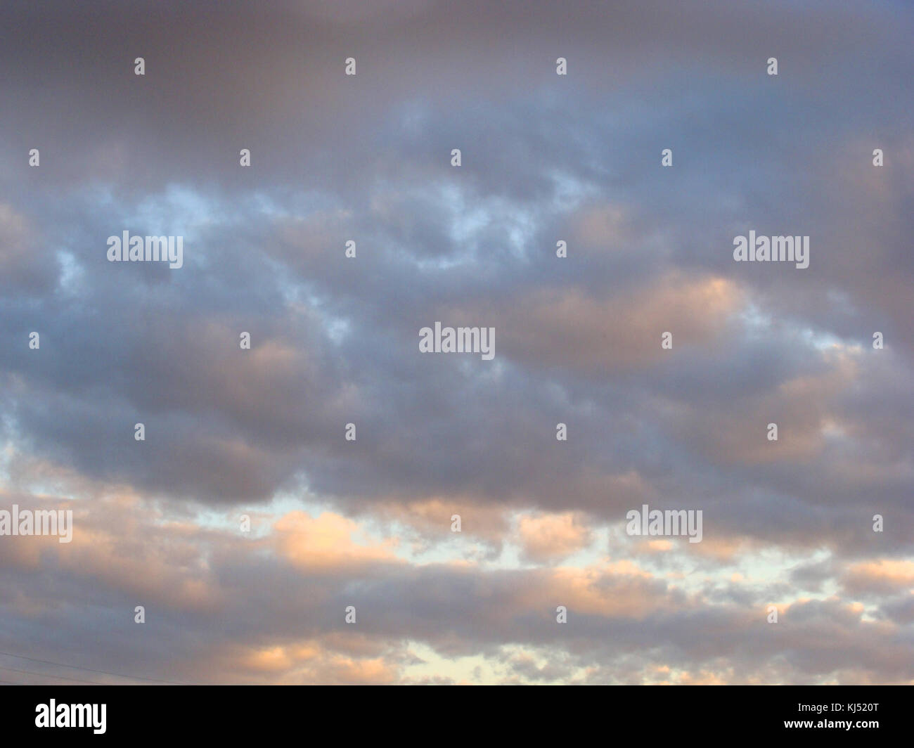 Cloudy overcast sky with white and grey clouds for background Stock ...
