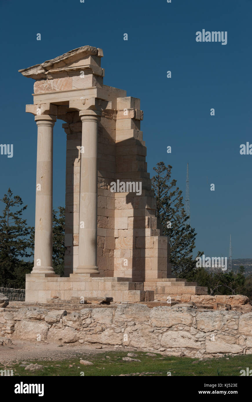 Roman Ruin near Paphos, Cyprus Stock Photo - Alamy