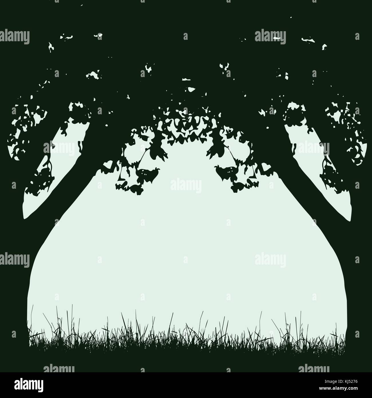 Olive tree garden in Stock Vector Images - Alamy