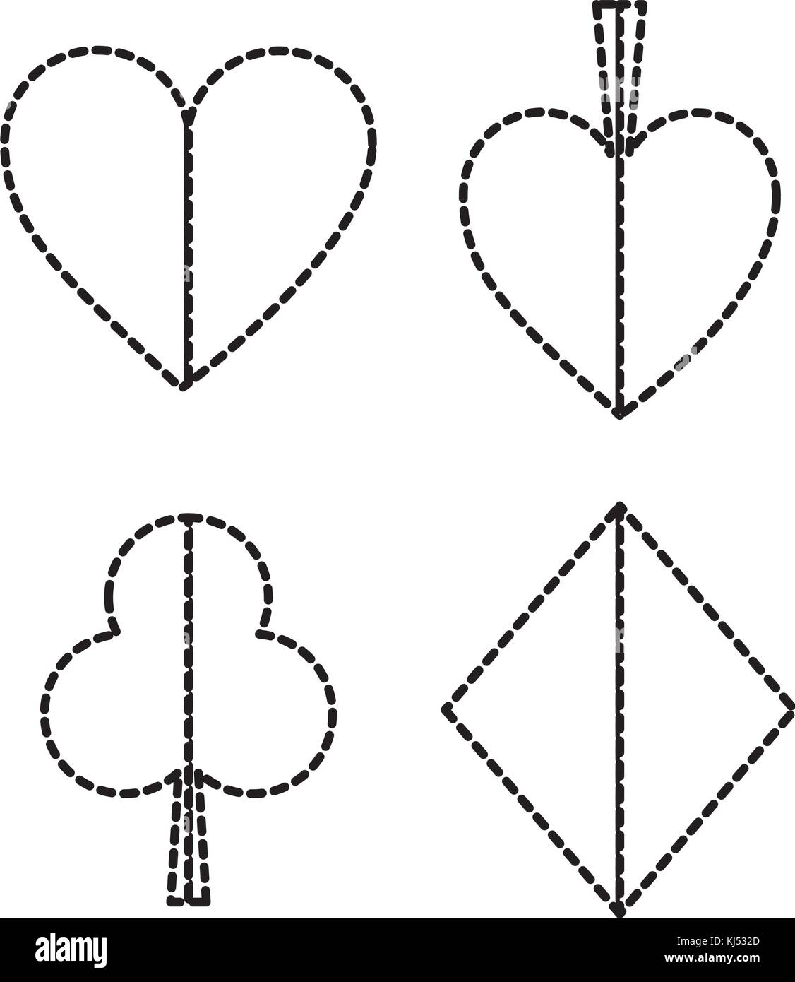 playing card spade heart club diamond suit Stock Vector Image & Art - Alamy