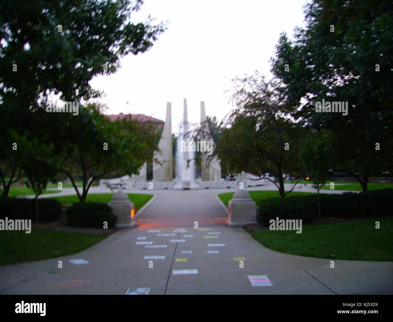 The Purdue Engineering Fountain, located on the Purdue University ...