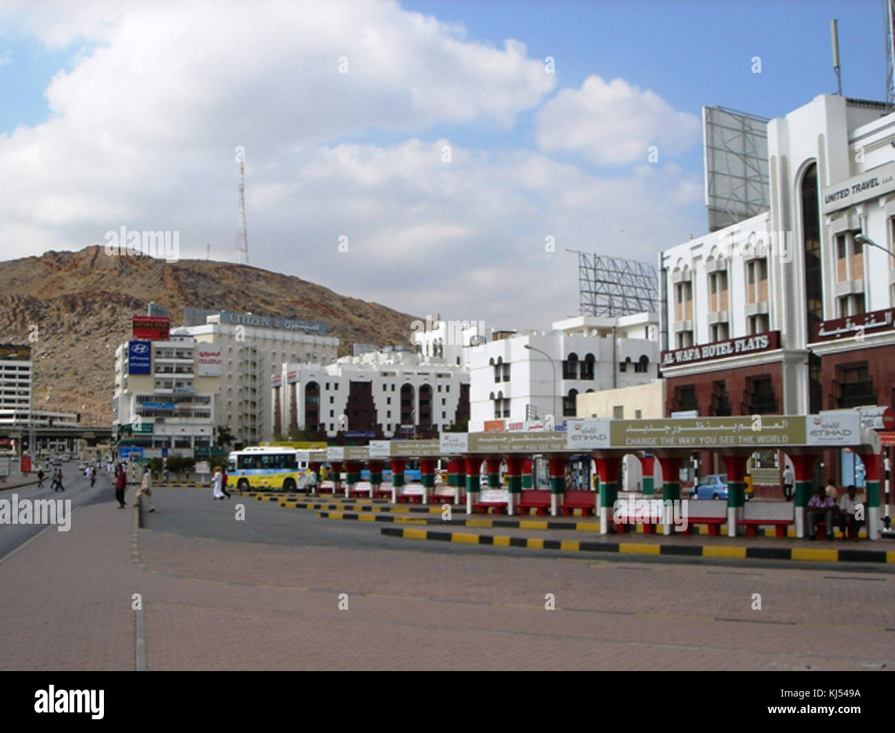 Bus terminal Muscat Stock Photo - Alamy