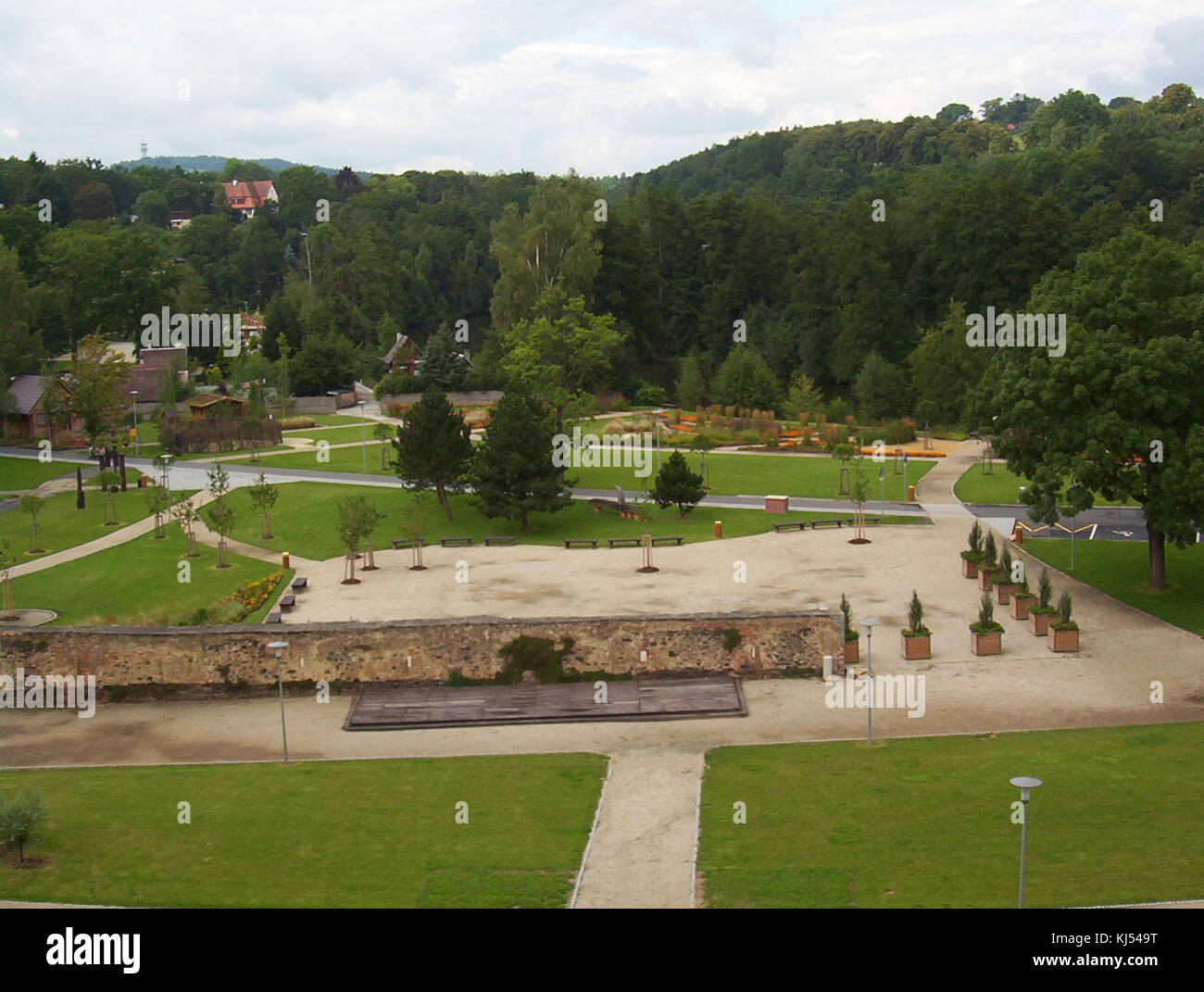 Cheb castle view Stock Photo - Alamy