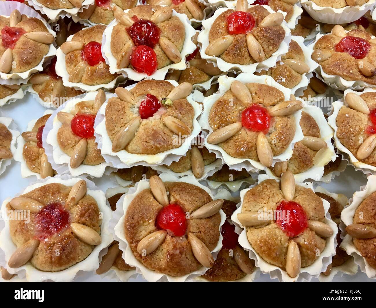sweet delight, sweet cookies in bakery showcases Stock Photo - Alamy