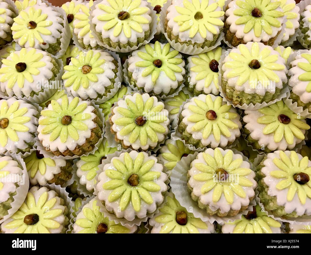 sweet delight, sweet cookies in bakery showcases Stock Photo - Alamy