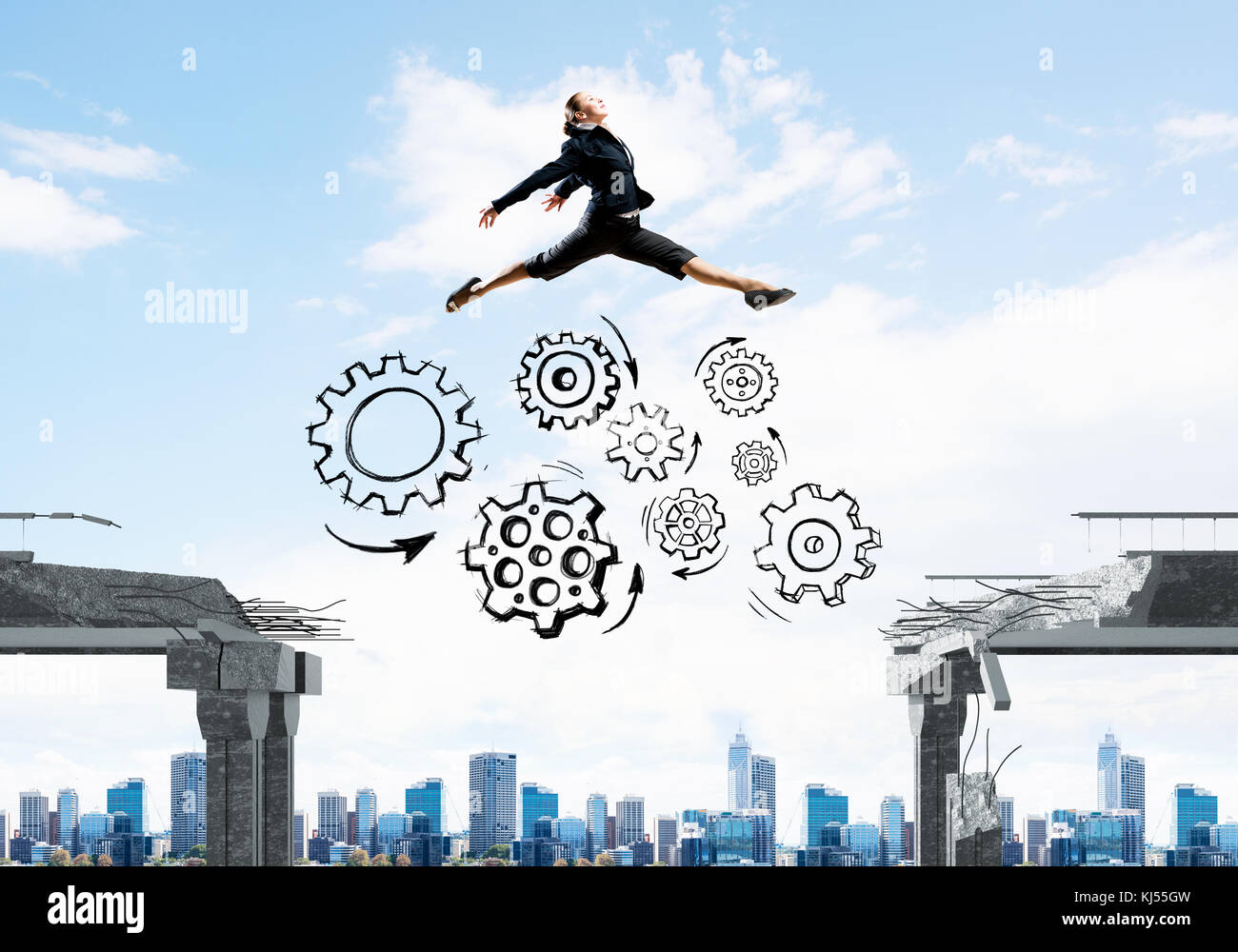 Problem and difficulties overcoming concept Stock Photo - Alamy