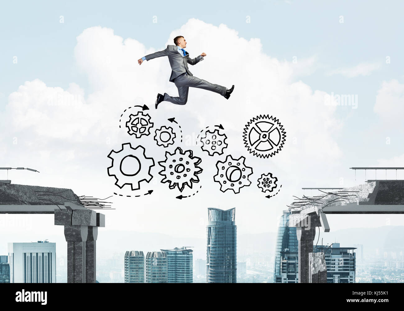 Problem and difficulties overcoming concept Stock Photo - Alamy