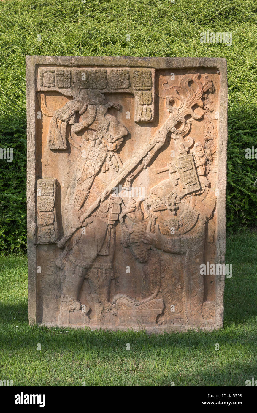 Stone Stele inside a Park in Italy Stock Photo - Alamy
