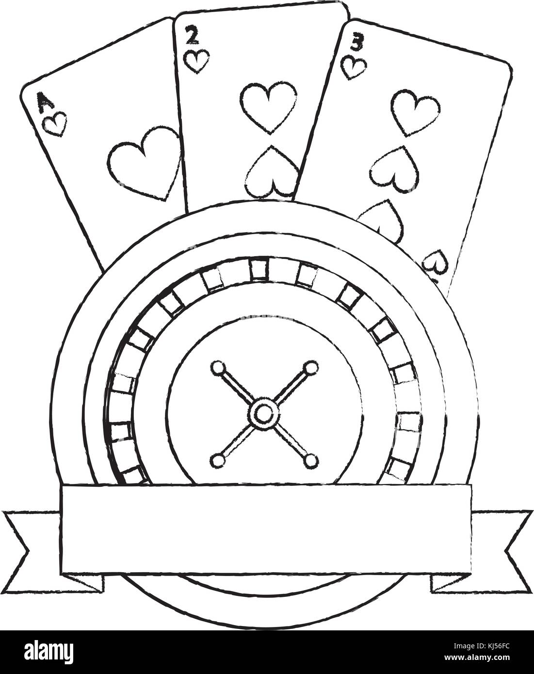 Roulette Wheel Drawing
