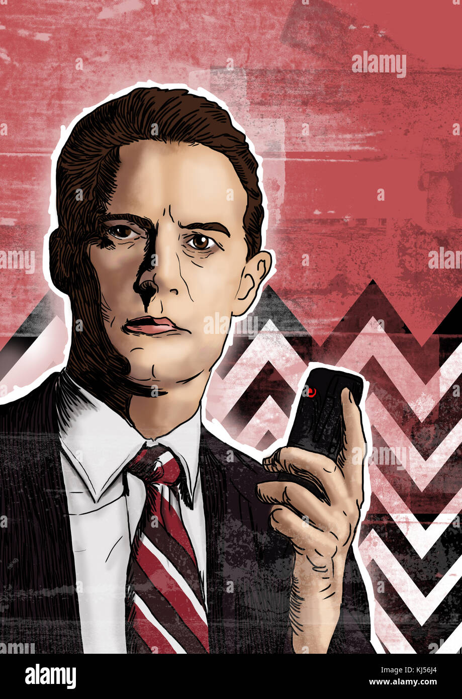 Special Agent Dale Cooper High Resolution Stock Photography and Images ...