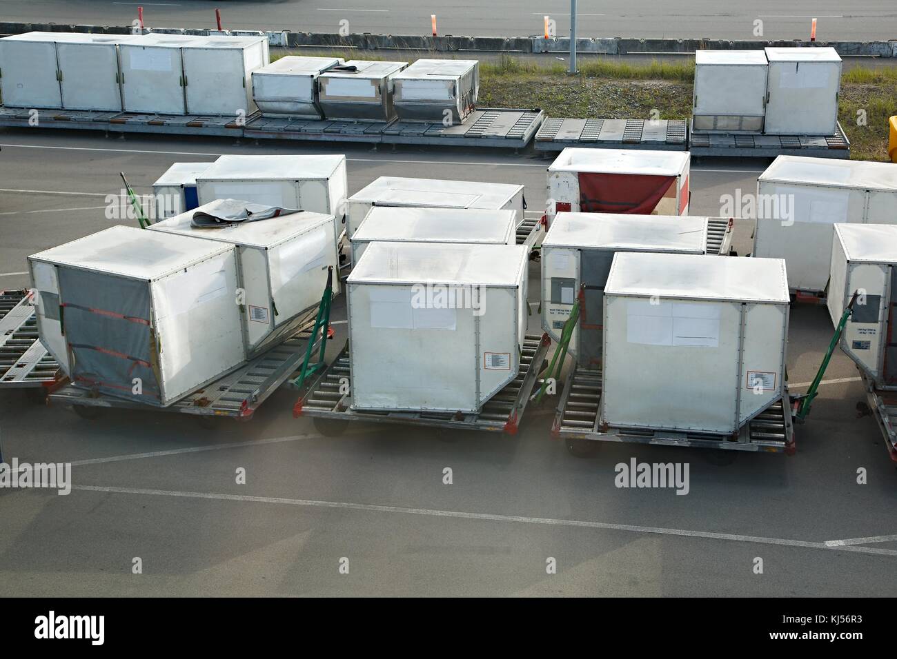 Air cargo unit load devices Stock Photo - Alamy