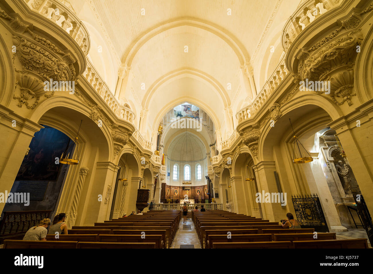Avignon Cathedral, Notre Dame des Doms d'Avignon, Avignon, France ...