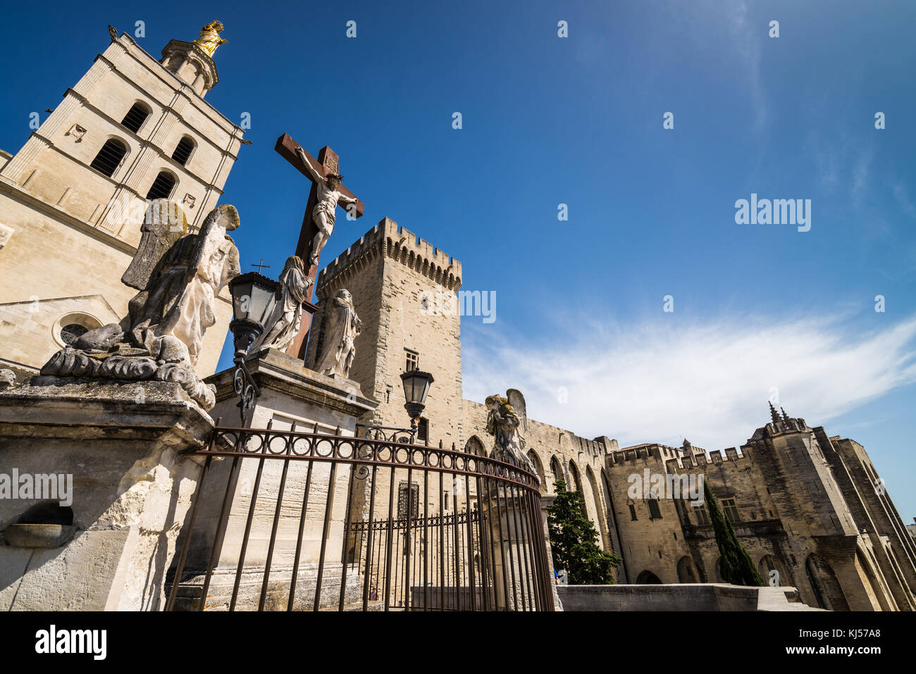 Avignon Cathedral, Notre Dame des Doms d'Avignon, Avignon, France ...