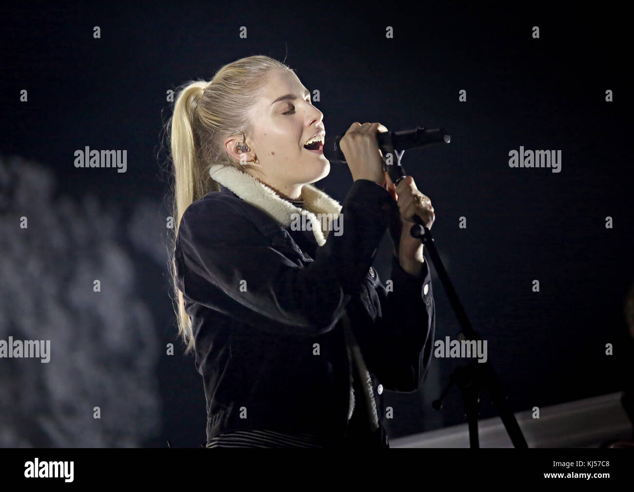London Grammar Performing at Manchester O2 Apollo Featuring: London ...