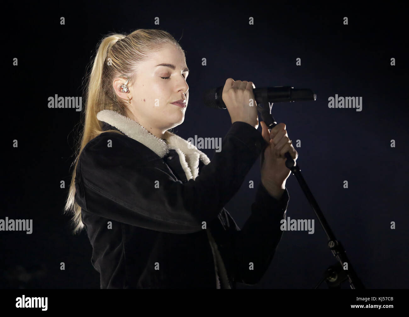 London Grammar Performing at Manchester O2 Apollo Featuring: London ...