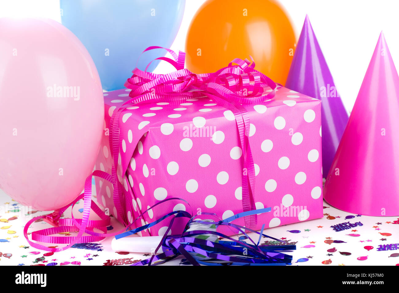 Pink And White Polka Dot Balloons at Ester Gordan blog