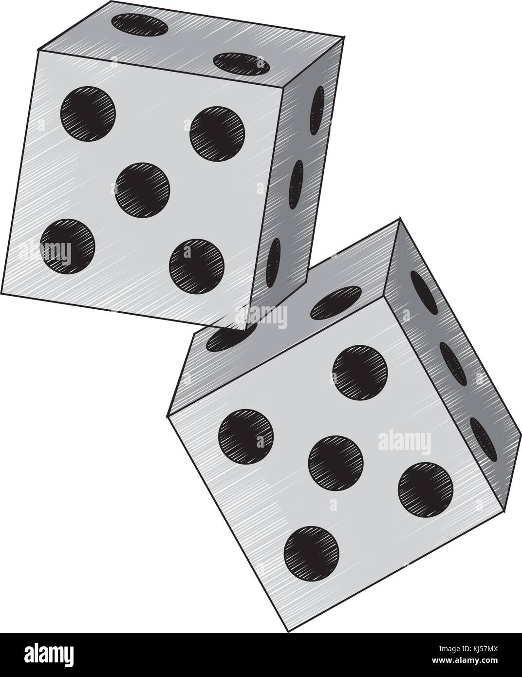 dice game icon image Stock Vector Image & Art - Alamy