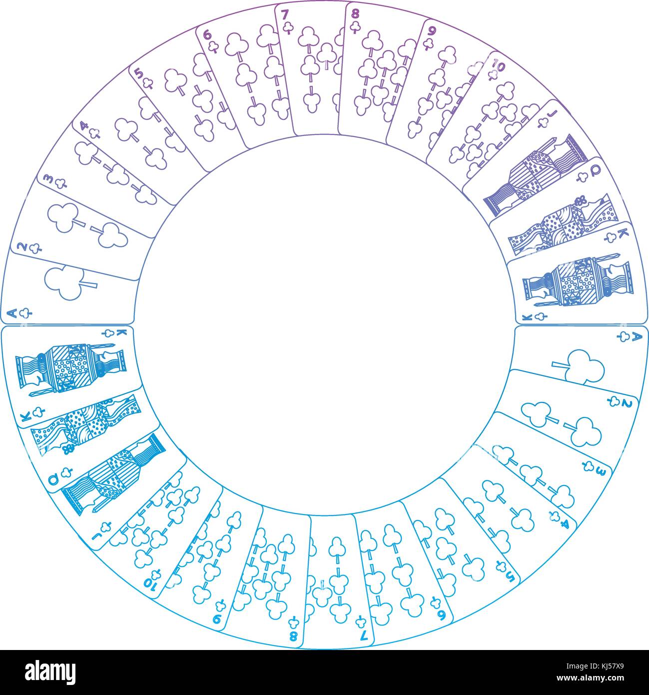Poker shape Stock Vector Images - Alamy