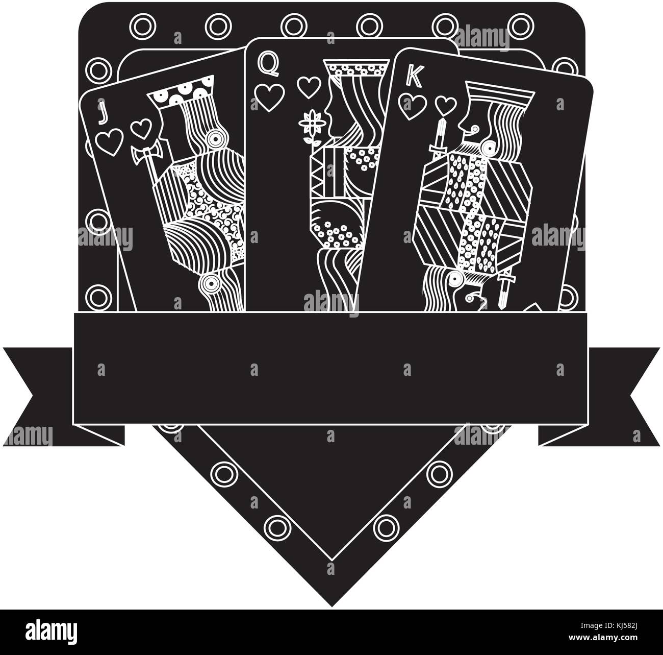 The royal standard flying Stock Vector Images - Alamy