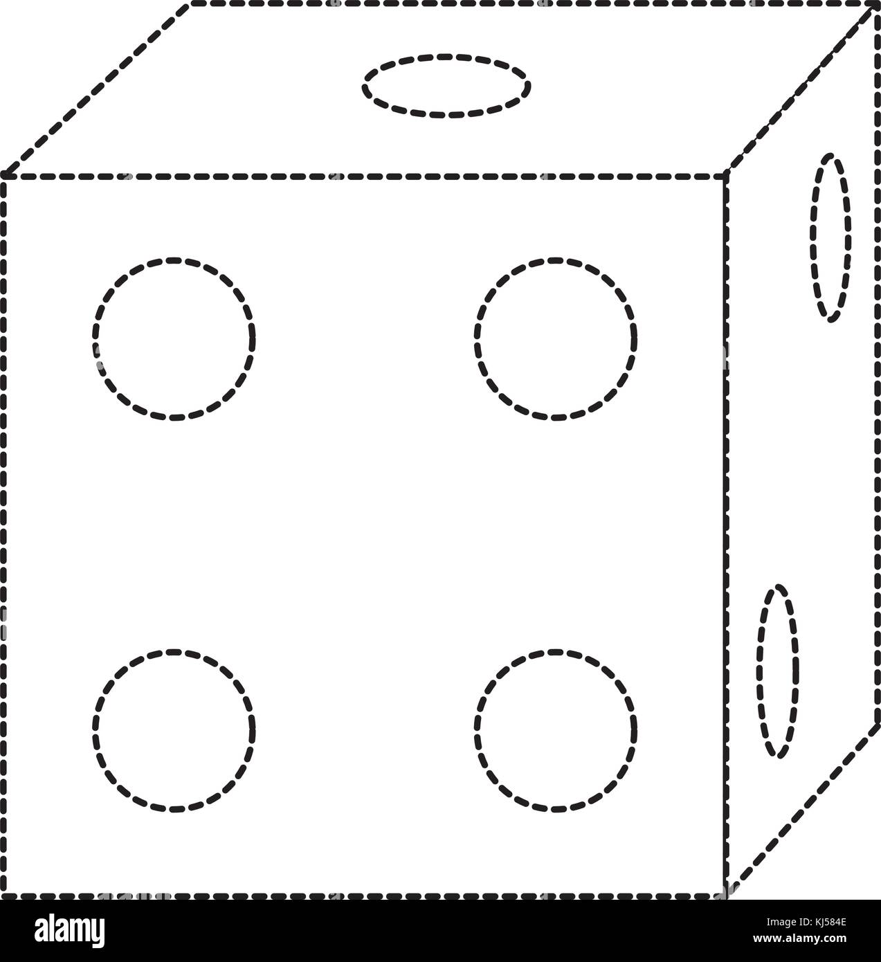 Board game die Stock Vector Images - Alamy