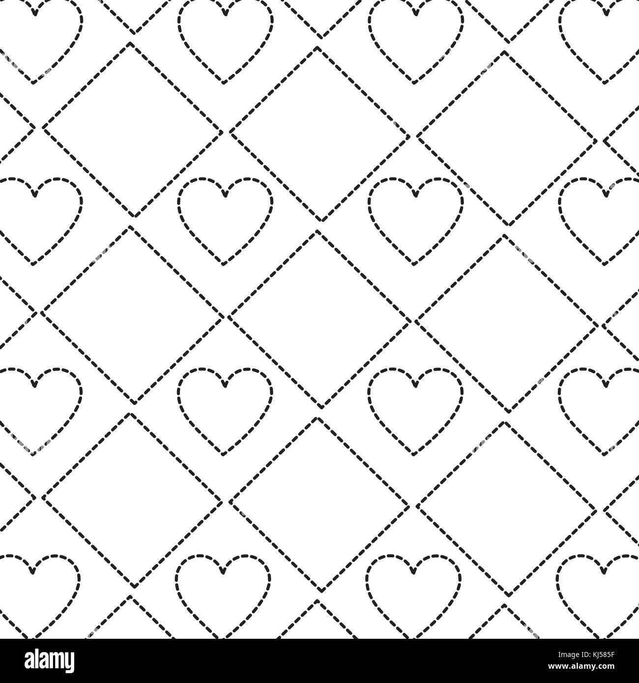 hearts in checkered pattern icon image Stock Vector Image & Art - Alamy