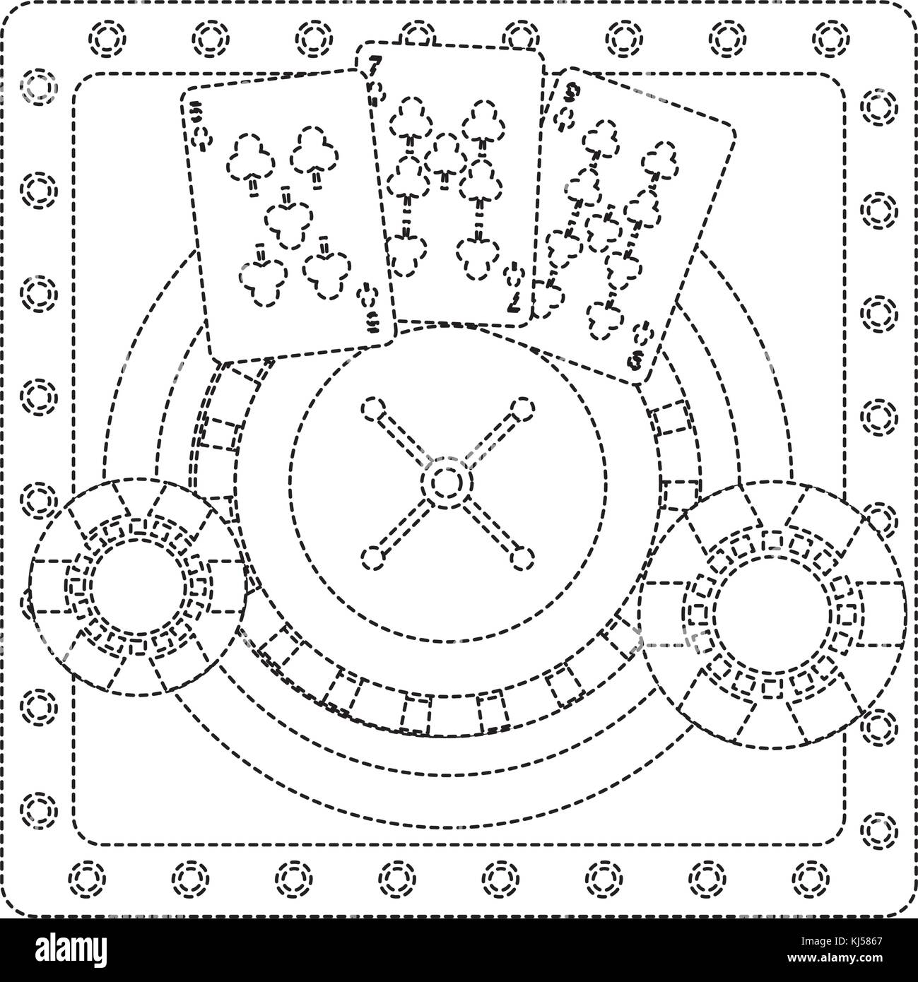 Roulette table Black and White Stock Photos & Images - Alamy
