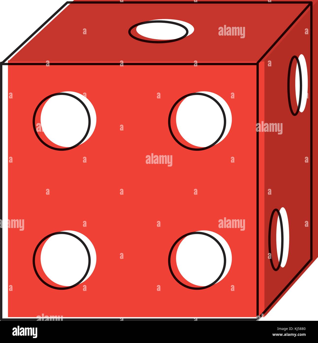 Die image Stock Vector Images - Alamy