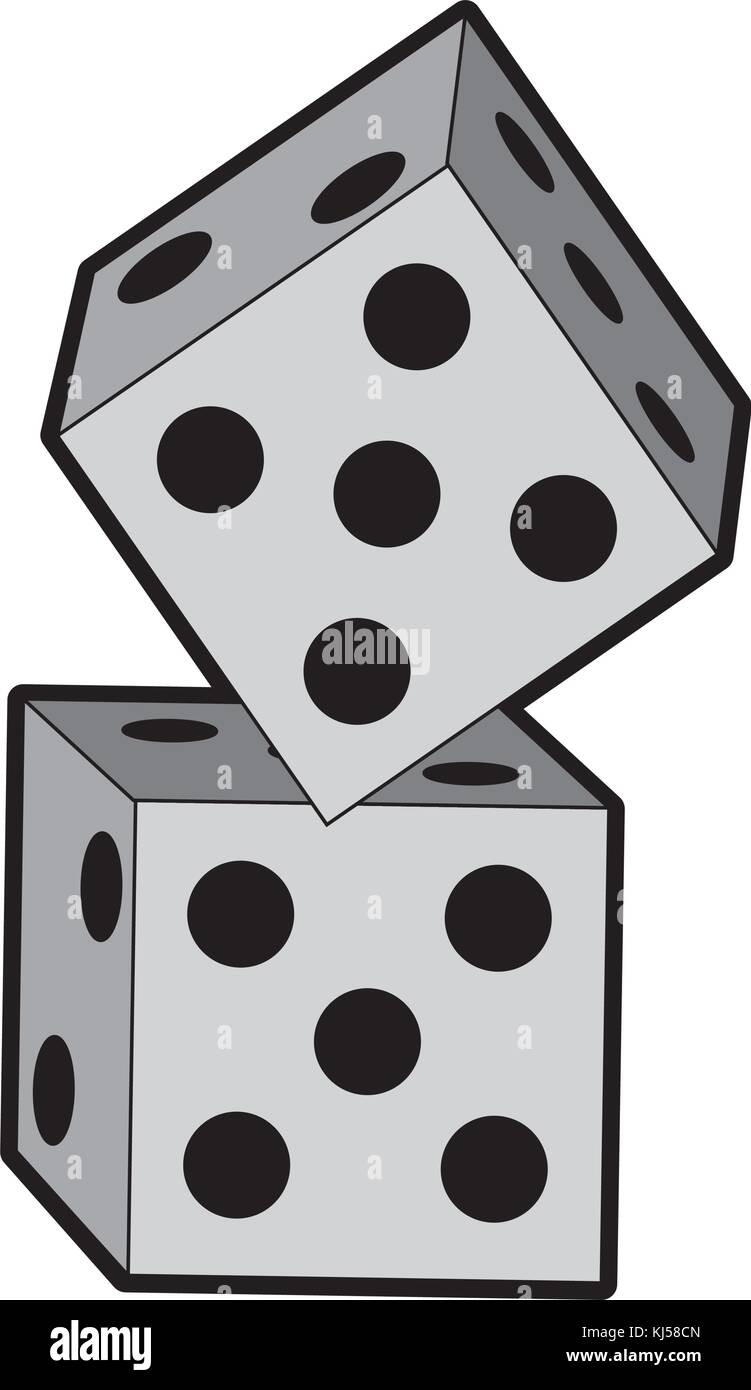 dice game icon image Stock Vector Image & Art - Alamy
