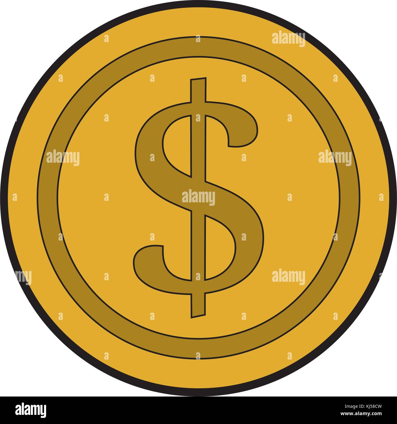 coin money icon image Stock Vector Image & Art - Alamy