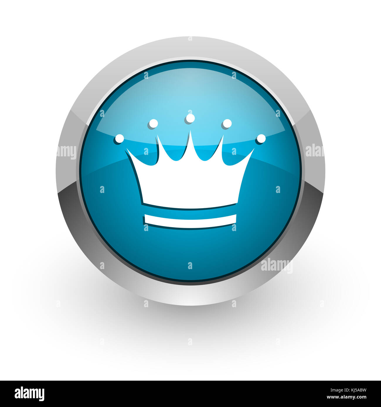 King crown icon border hi-res stock photography and images - Alamy