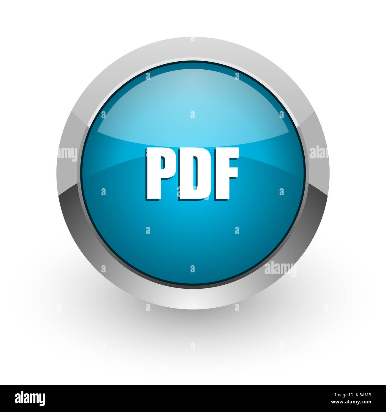 Pdf blue silver metallic chrome border web and mobile phone icon on ...