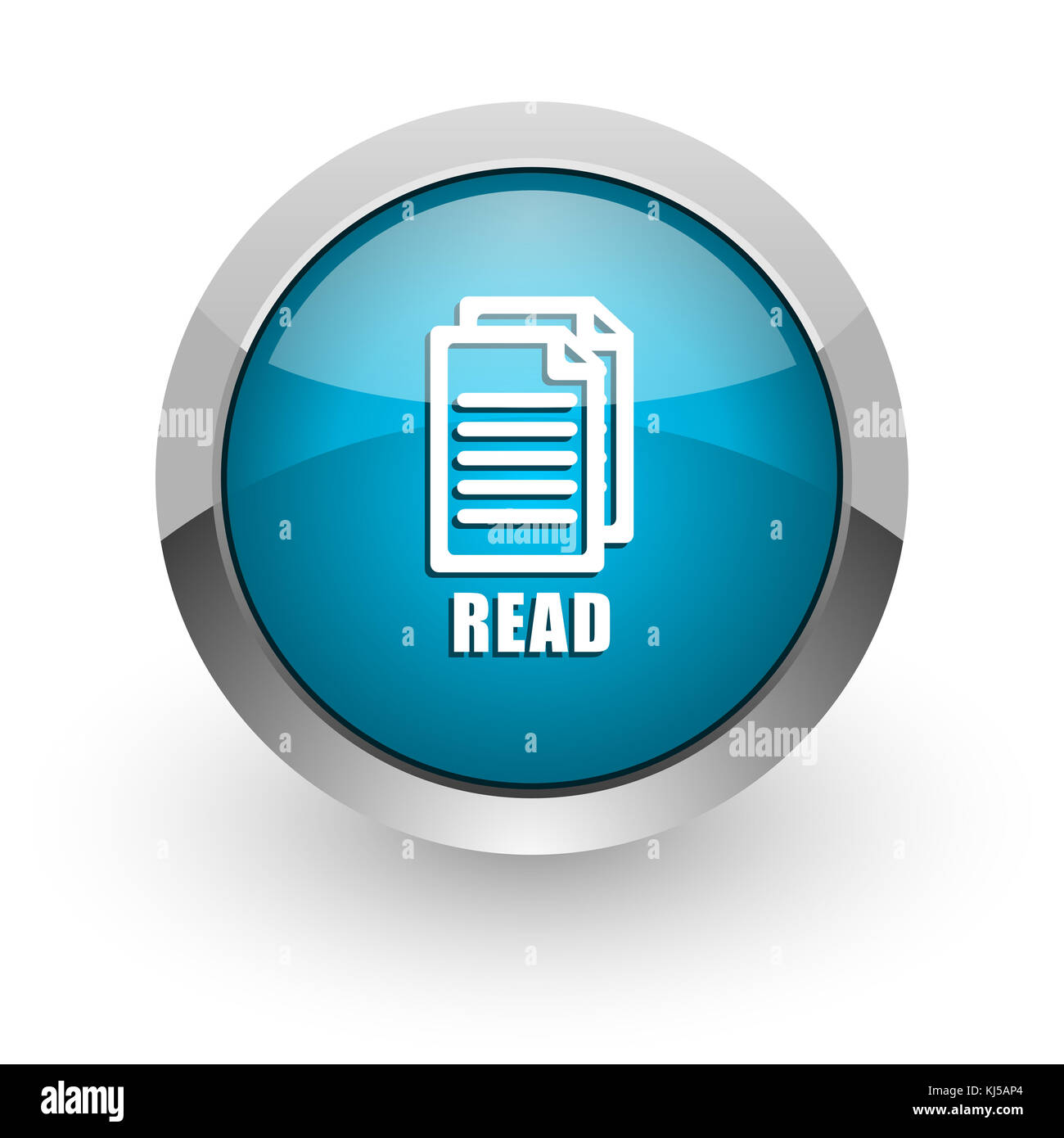 Read blue silver metallic chrome border web and mobile phone icon on ...