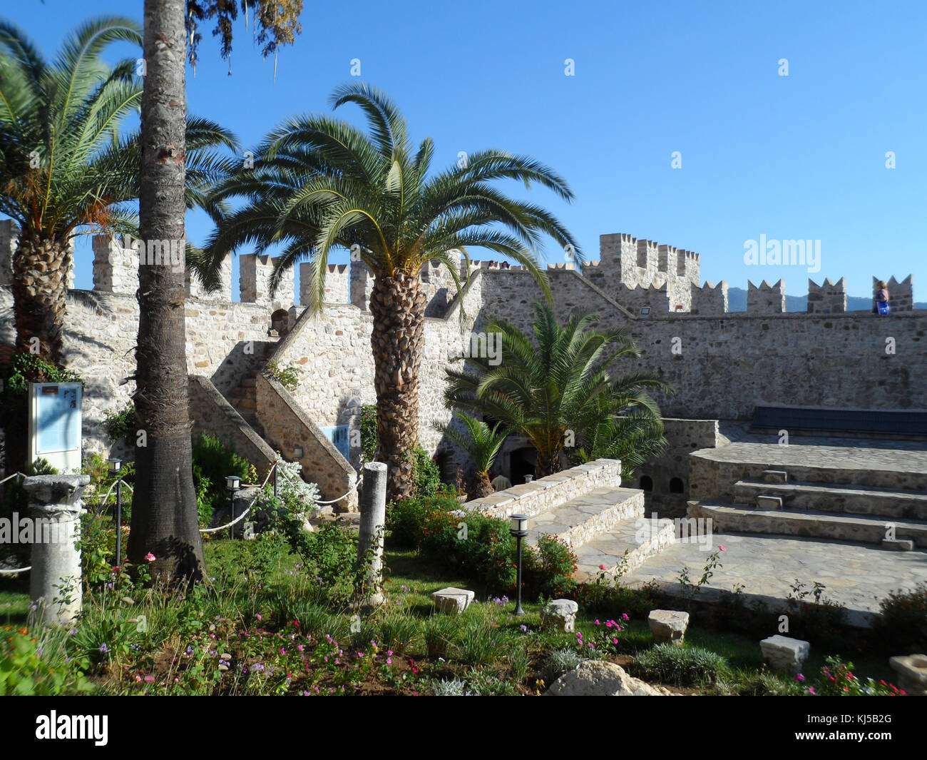 Inside the Marmaris Castle and Museum, Marmaris, Mugla province, Turkey ...
